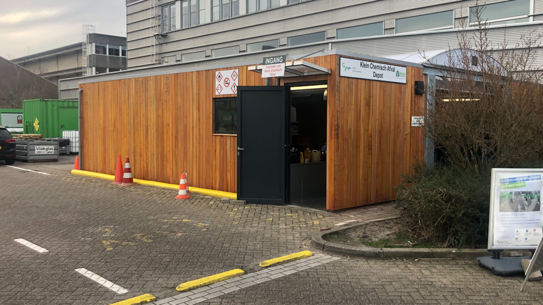 Klein chemisch afvaldepots - Modulo Milieustraten